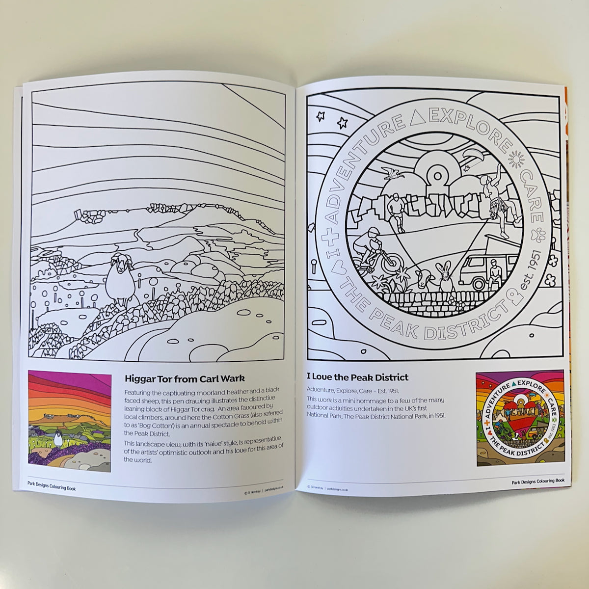 Peak District - Colouring book pack – Park Designs