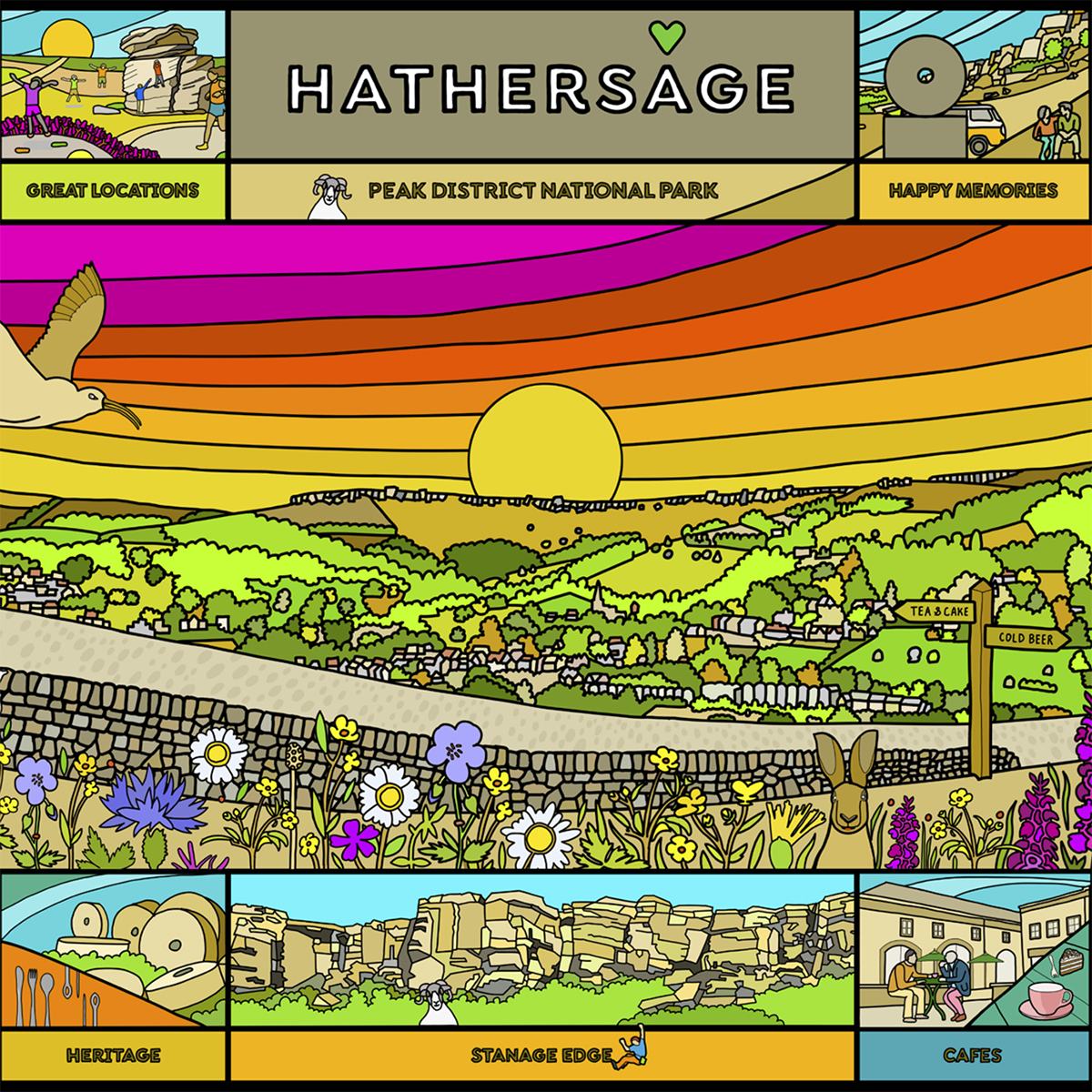 Hathersage in the Peak District - Idyll - Mug – Park Designs