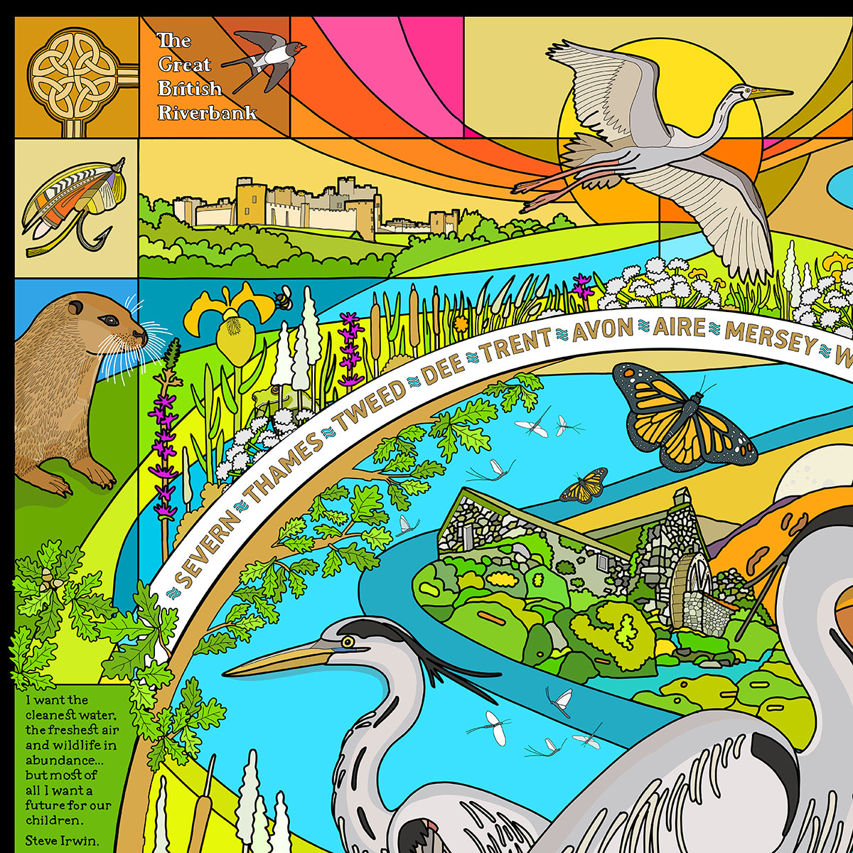 The Great British Riverbank - Save Our Rivers - Fine Art Print – Park ...