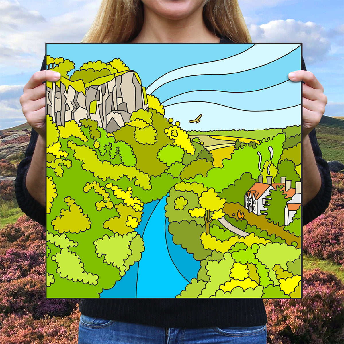 High Tor, Matlock Bath - Peak District Print – Park Designs